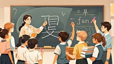 Chinese Character: 夏 (xià) summer - eChineseLearning