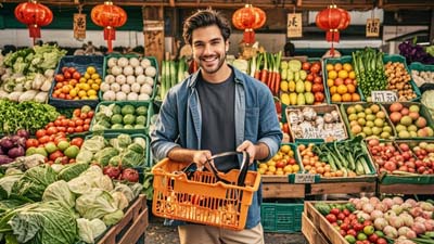 Chinese Food Market: 菜市场 (cài shìchǎng)- See How it Compares to a ...