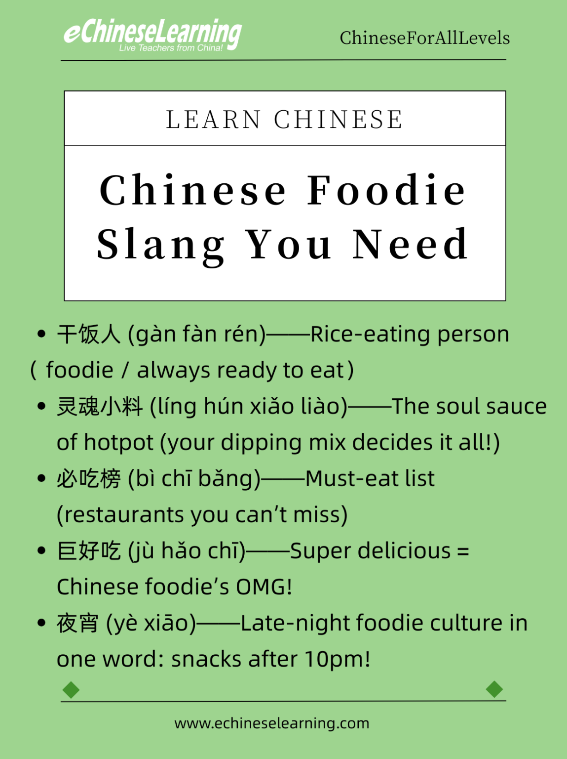 Chinese Foodie Slang You Need! You Can Use When Eating Out!